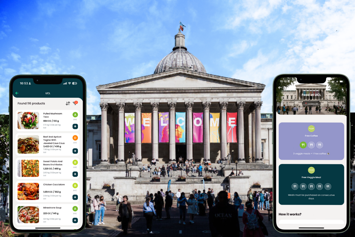 UCL becomes first university in the world to pilot a food carbon ...